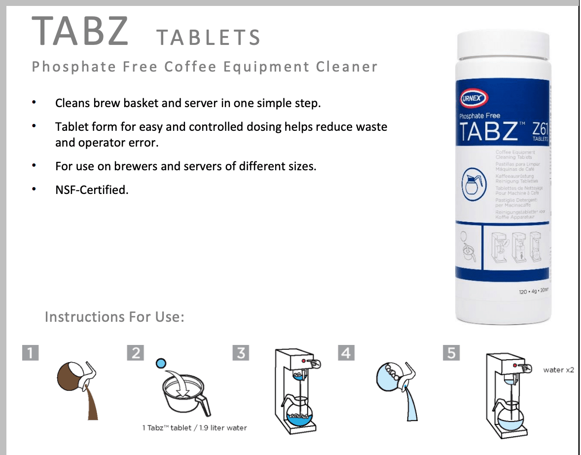 Urnex Tabz Z61 – Barista Underground