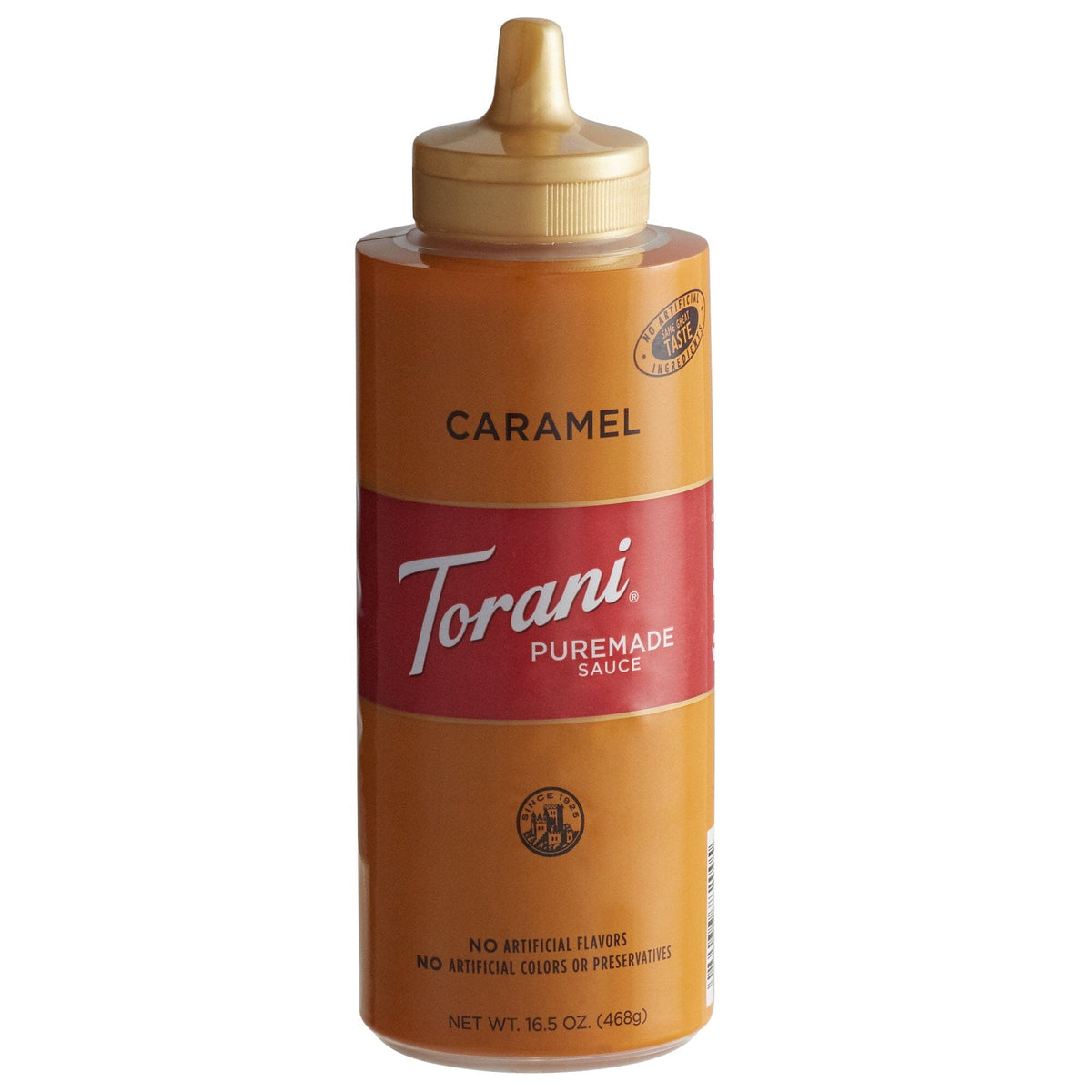 Torani Puremade Caramel Sauce Net Wt. 16.5 oz. Squeeze Bottle(s ...