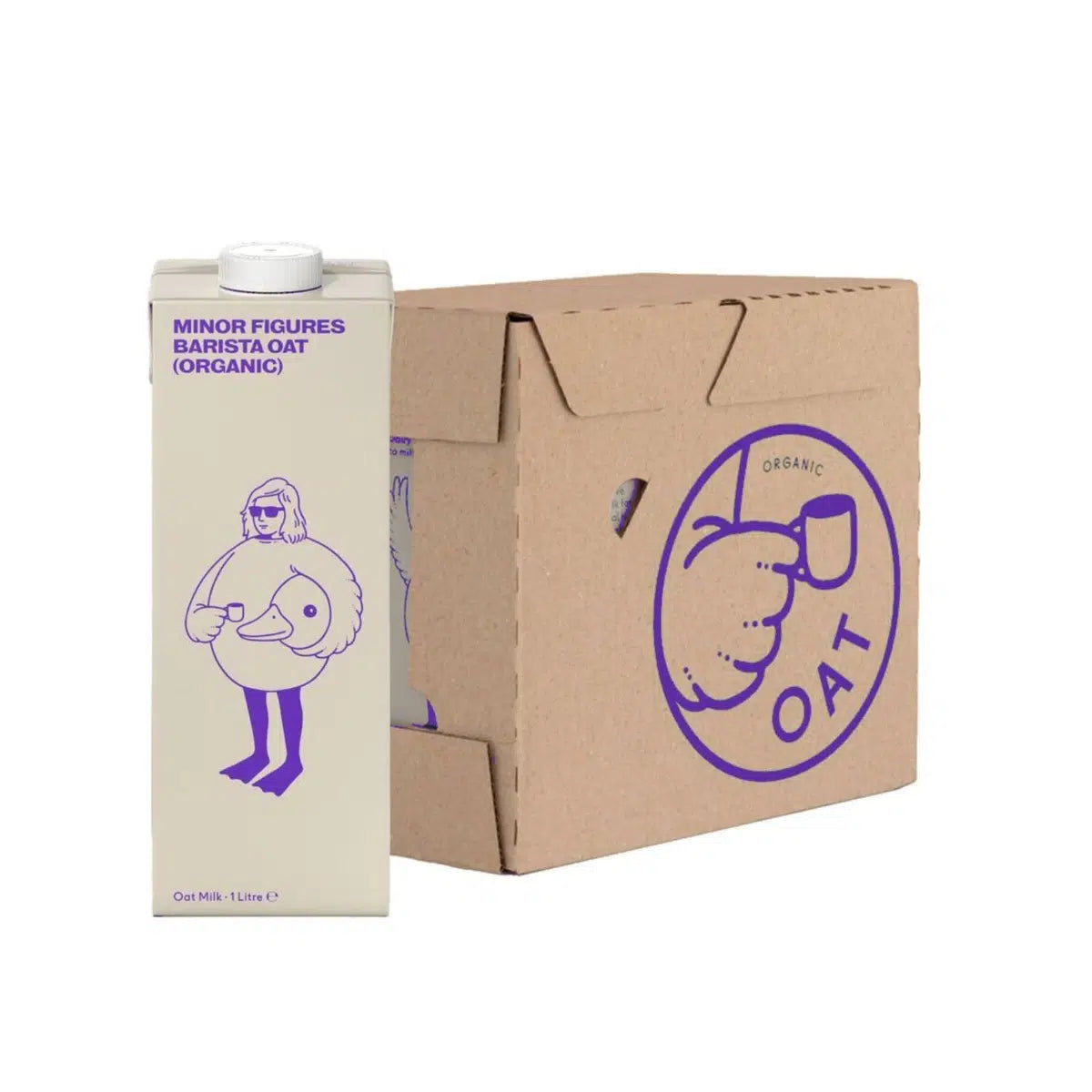 Minor Figures Organic Barista Oat Milk - 4 cases of 6, 32oz cartons (2 ...
