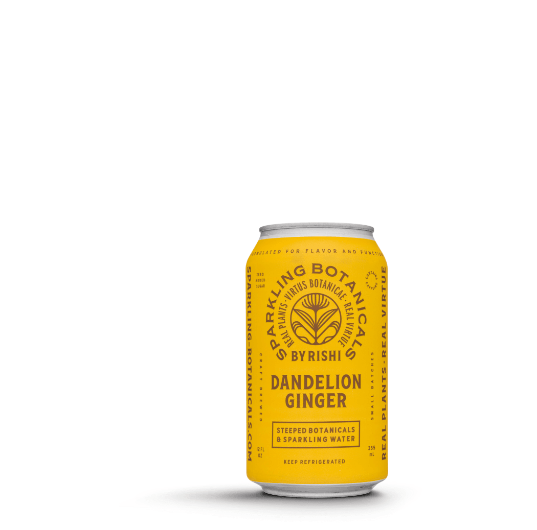 Rishi Sparkling Botanicals - Dandelion Ginger – Barista Underground