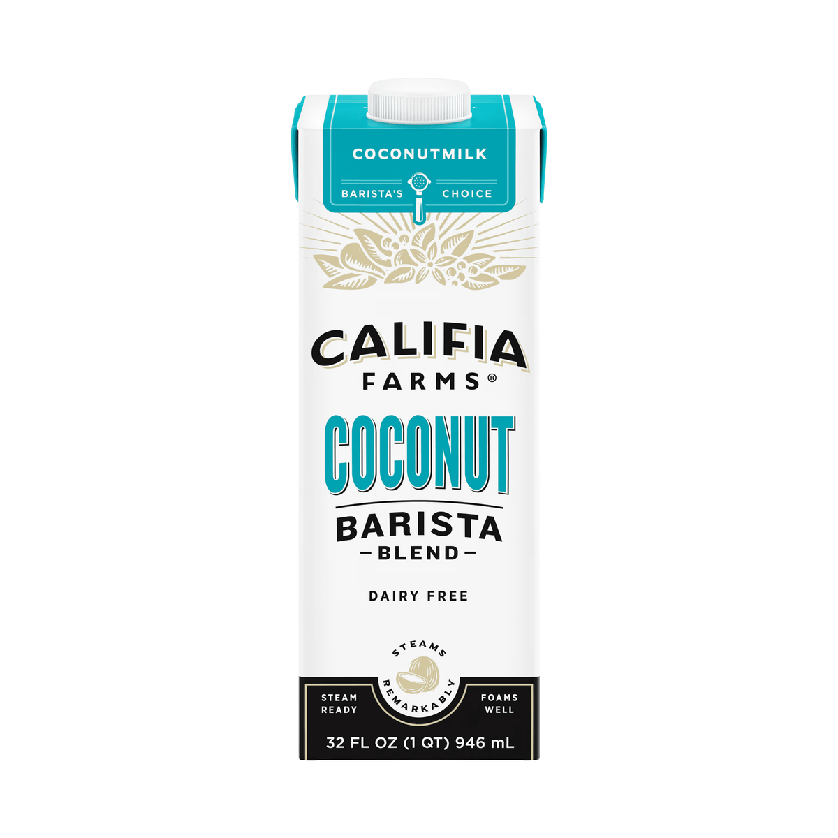 Califia Farms Barista Coconut Milk - 2 Cases of 12, 32oz Cartons (24 C ...