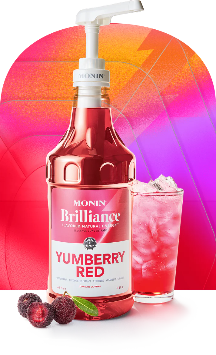 Monin Brilliance Natural Energy - Yumberry Red – Barista Underground