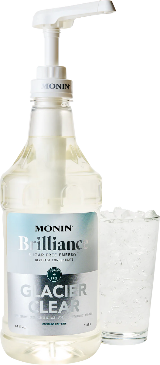Monin Brilliance Natural Energy - SUGAR FREE Glacier Clear – Barista ...