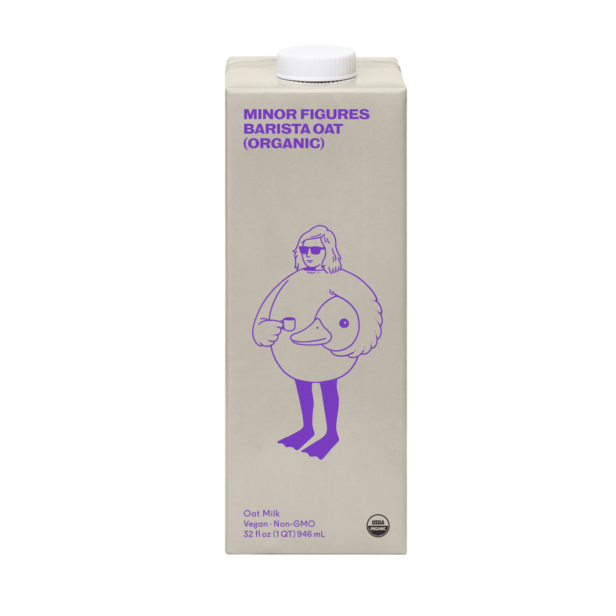 Minor Figures Organic Barista Oat Milk - 4 cases of 6, 32oz cartons (2 ...