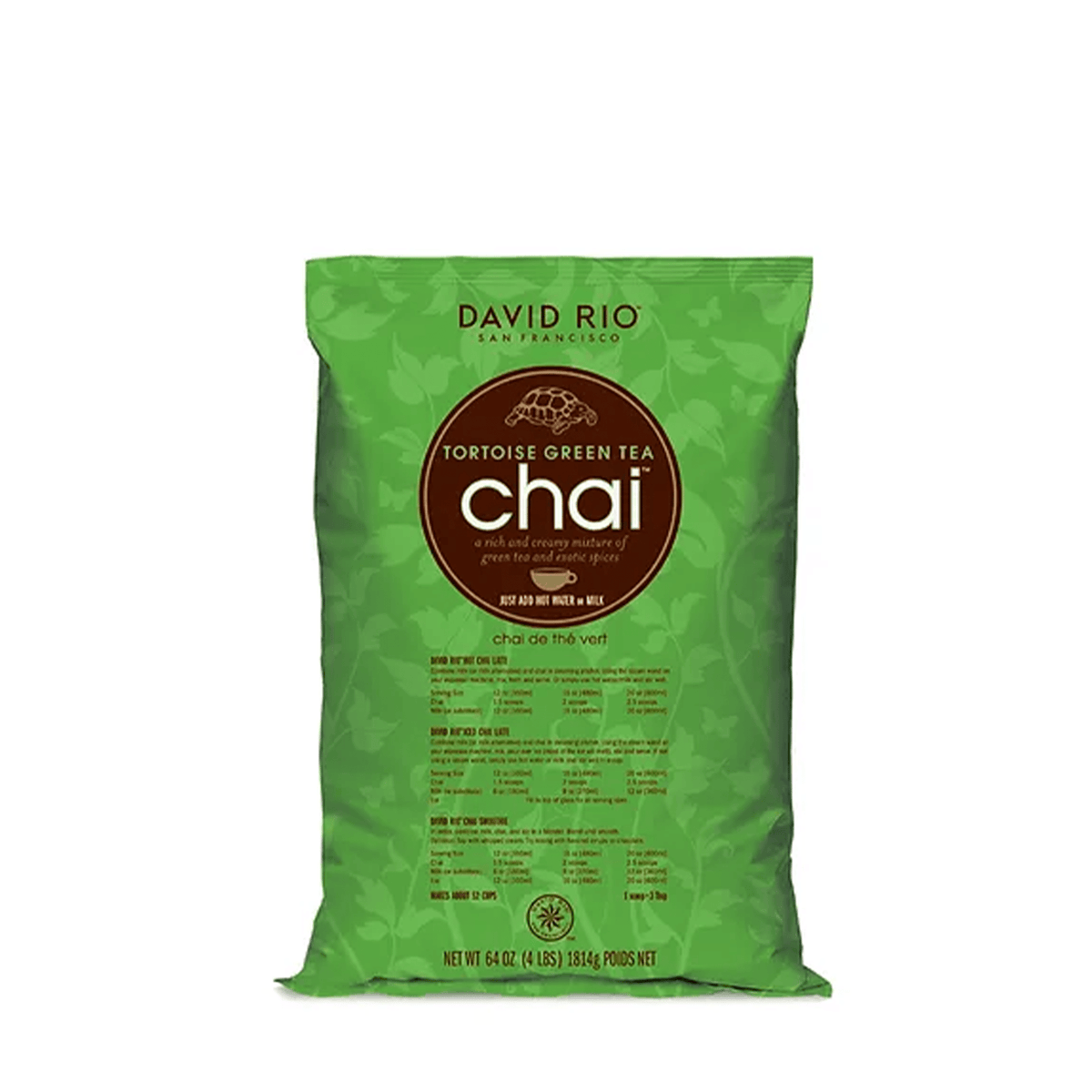 David Rio Tortoise Green Tea Chai – Barista Underground