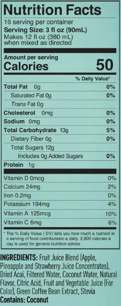 Smartfruit Renew Refresher - Strawberry & Acai – Barista Underground