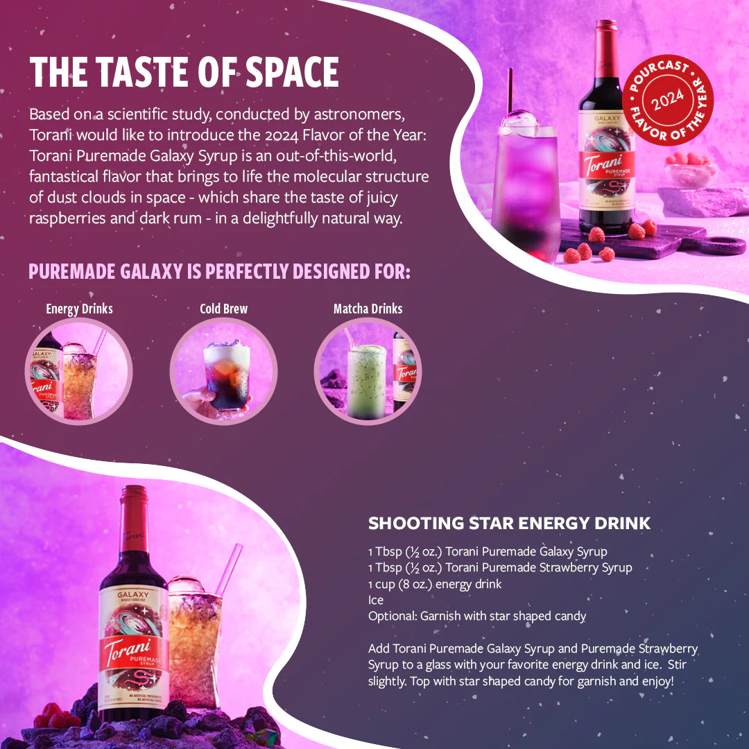 Torani Puremade Galaxy Syrup – Barista Underground