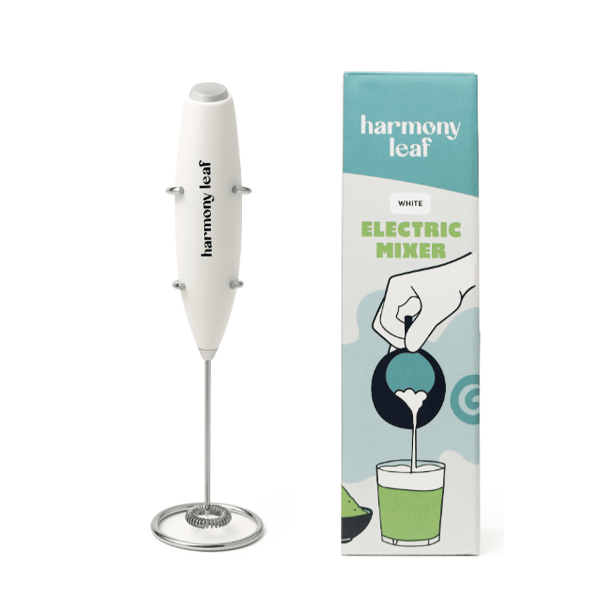 Harmony Leaf Electric Mixer - White – Barista Underground