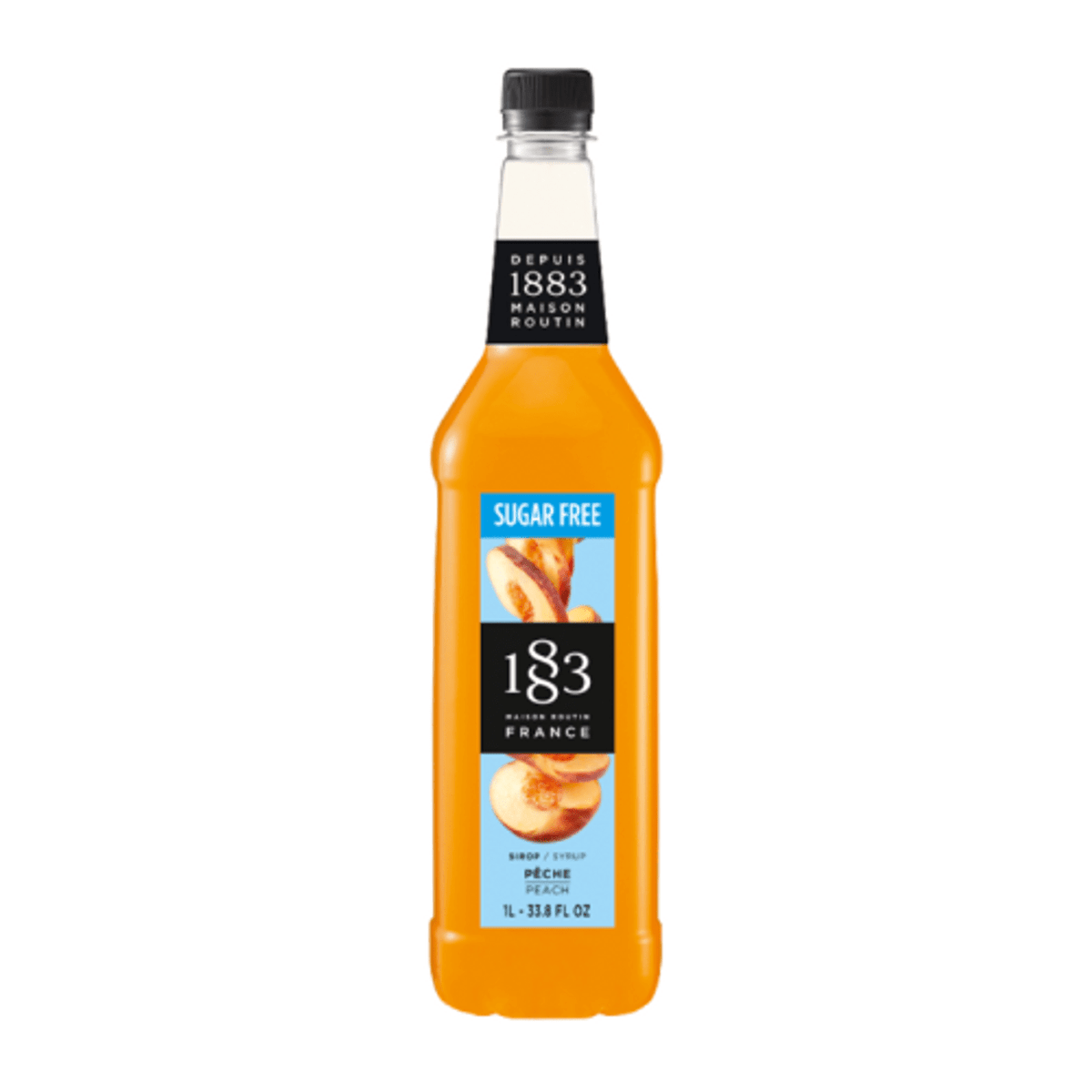 1883 Sugar Free Peach Syrup 1L Plastic Bottle – Barista Underground