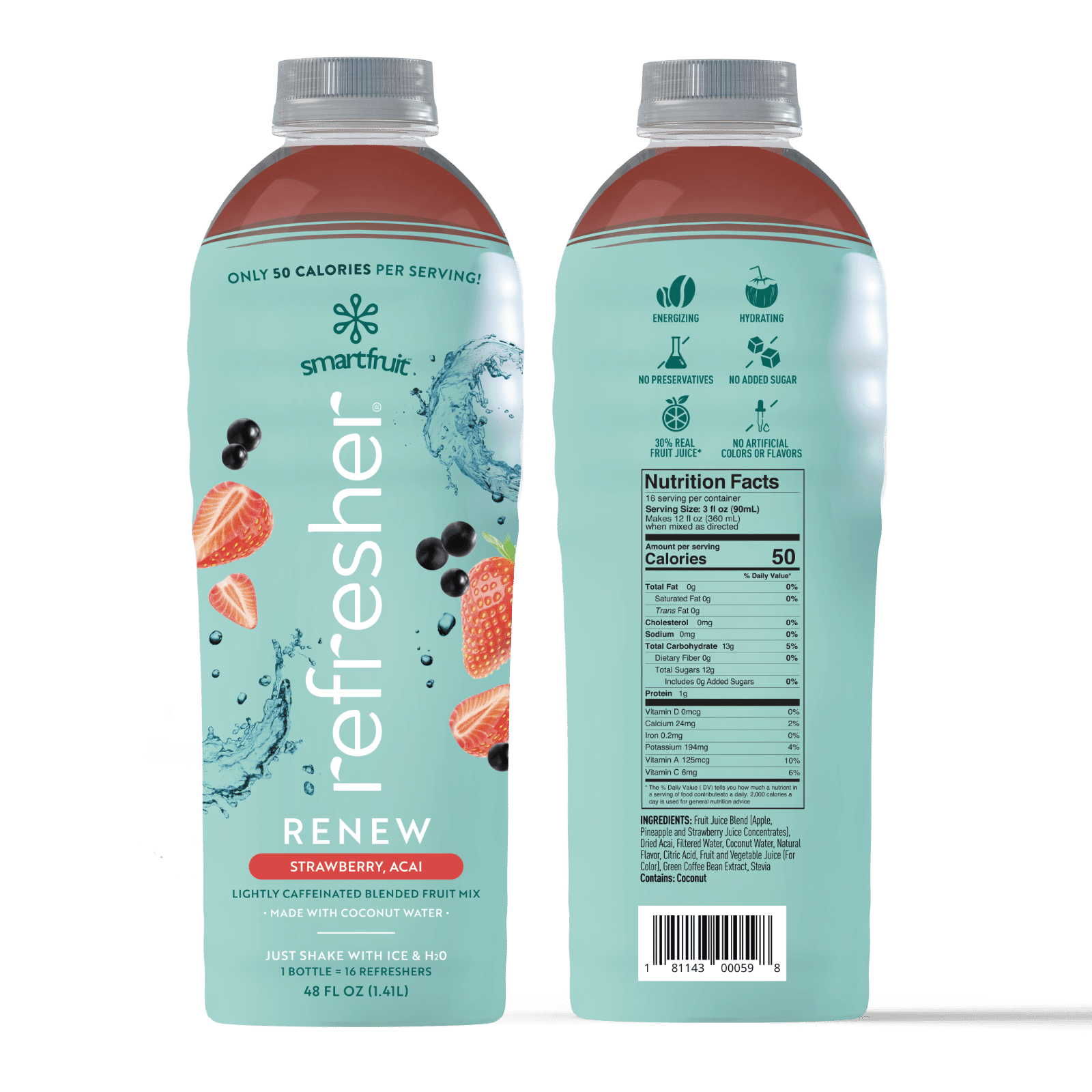 Smartfruit Renew Refresher - Strawberry & Acai – Barista Underground