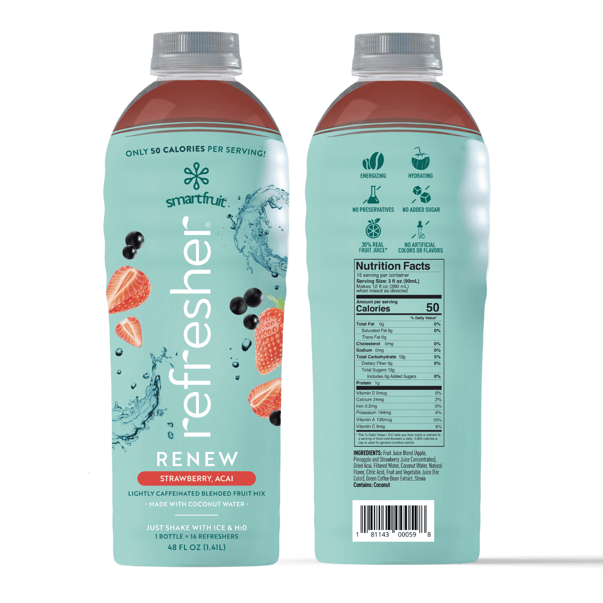 Smartfruit Renew Refresher - Strawberry & Acai – Barista Underground
