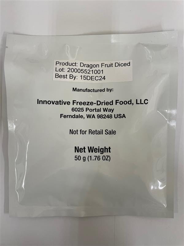 Freeze Dried Food Packets