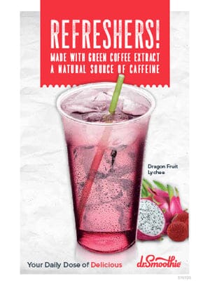 Dr. Smoothie Dragon Fruit Lychee Refreshers – Barista Underground