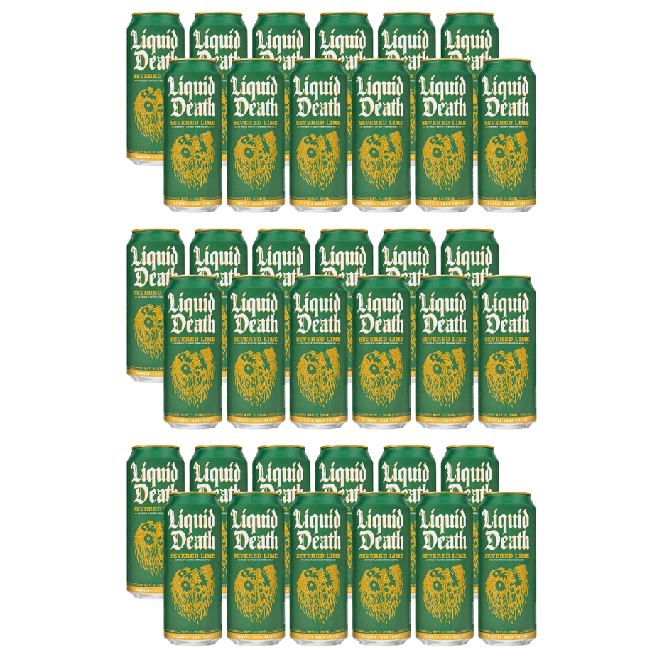Liquid Death Sparkling Water Severed Lime – Barista Underground