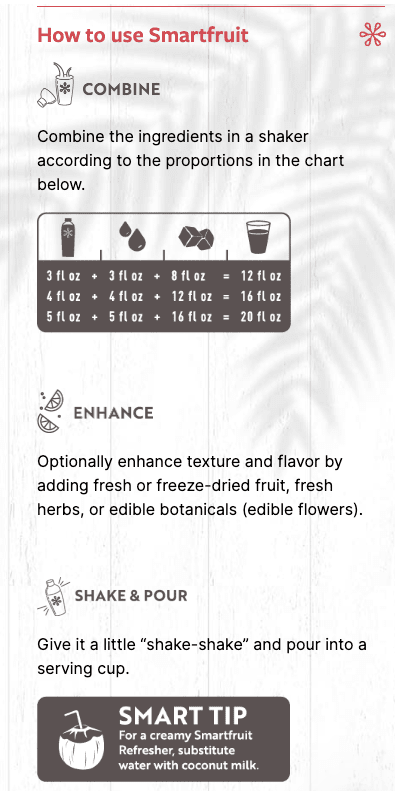 Smartfruit Recharge Refresher - Dragon Fruit & Elderberry – Barista ...