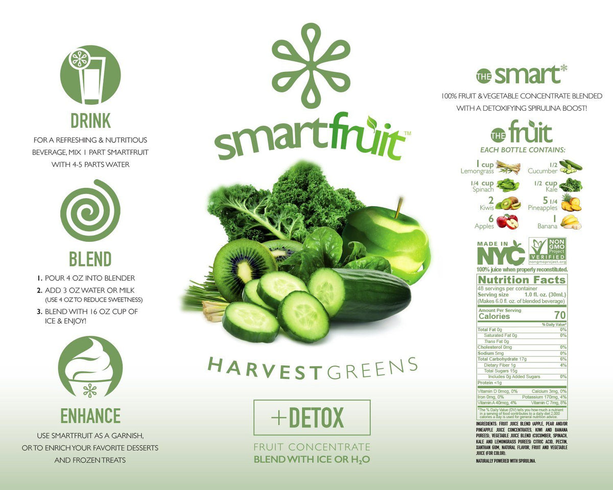 Smartfruit Harvest Greens Puree – Barista Underground