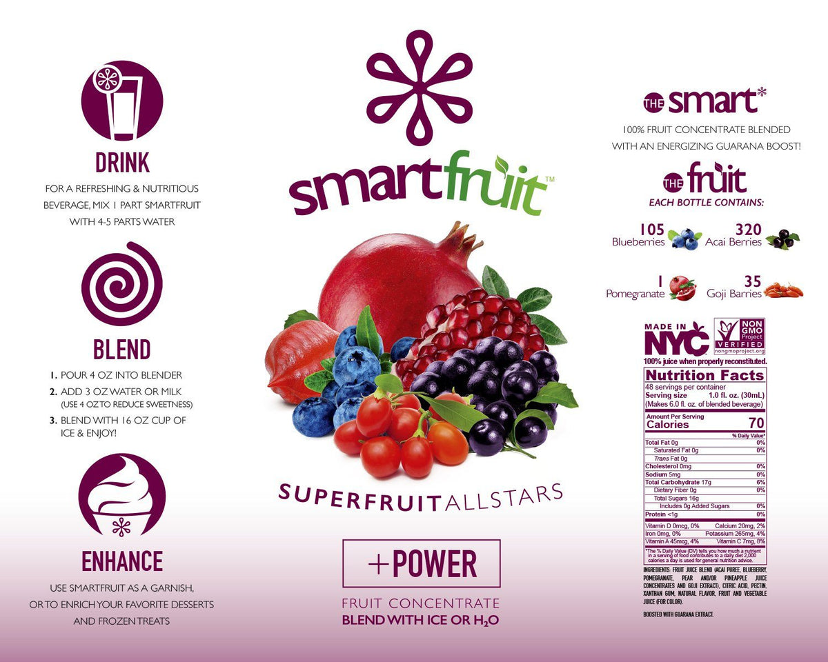 Smartfruit Superfruit Allstars Puree – Barista Underground