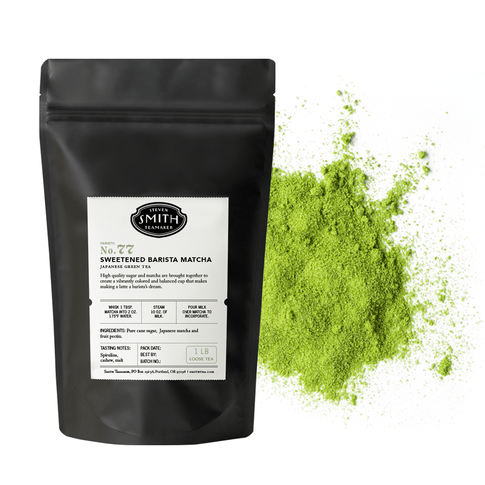 Smith Teamaker Sweetened Barista Matcha - 1lb Bag – Barista Underground